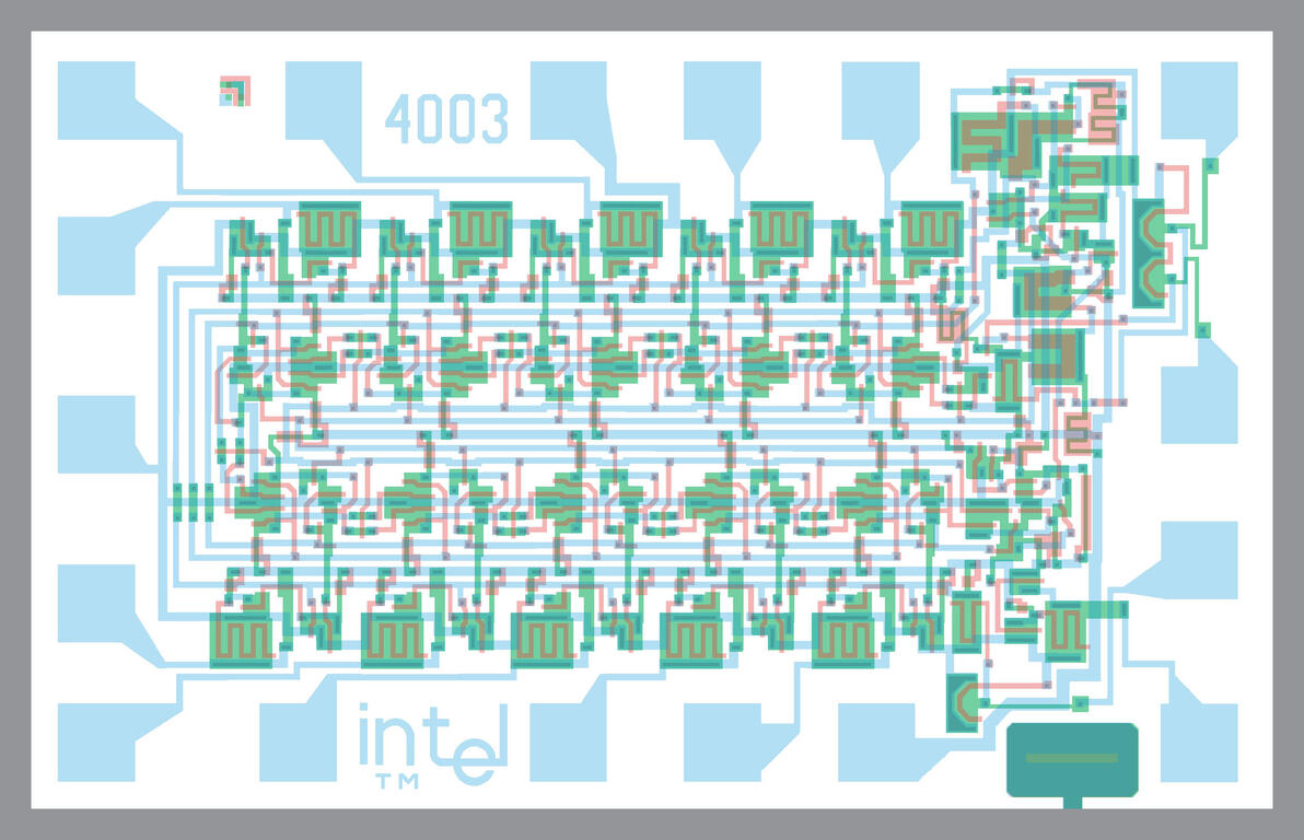 绕不开的话题-Intel 4004微处理器 - 哔哩哔哩