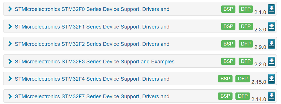MDK5 Software Pack芯片包安装/STM32所有系列Keil开发包下载方法！ - 哔哩哔哩