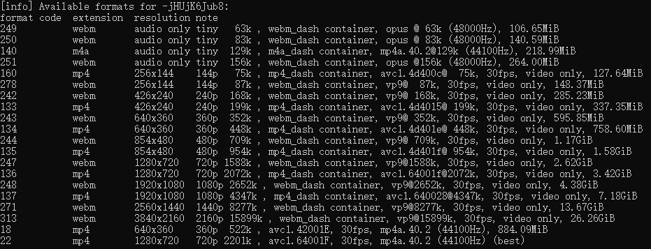 Youtube-dl 下载工具使用指南 (Windows) - 哔哩哔哩