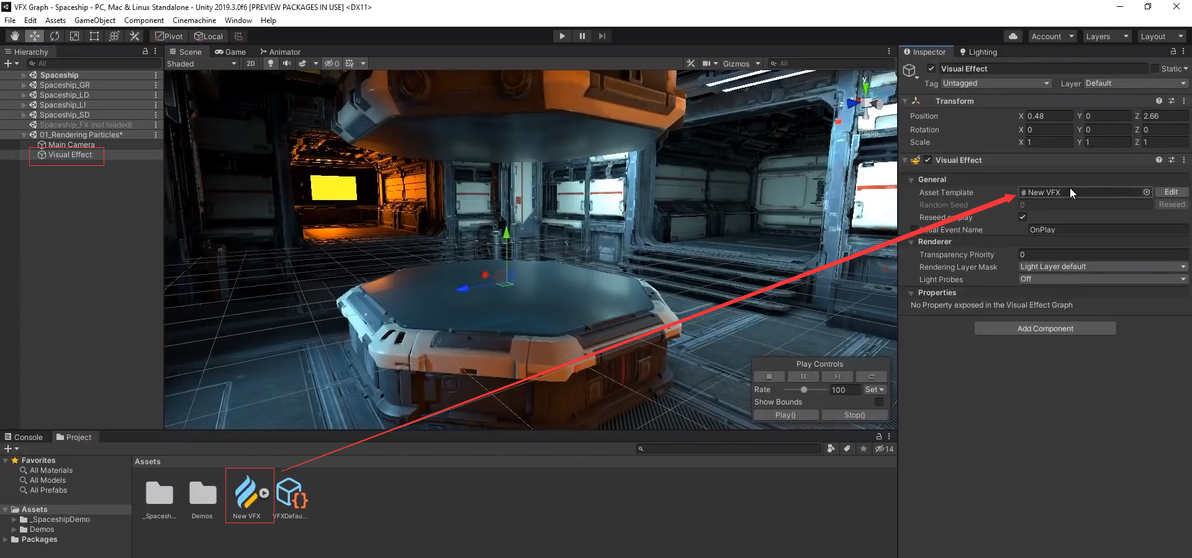Unity学习笔记 Vol.72 使用 Visual Effects Graph 渲染粒子 - 哔哩哔哩