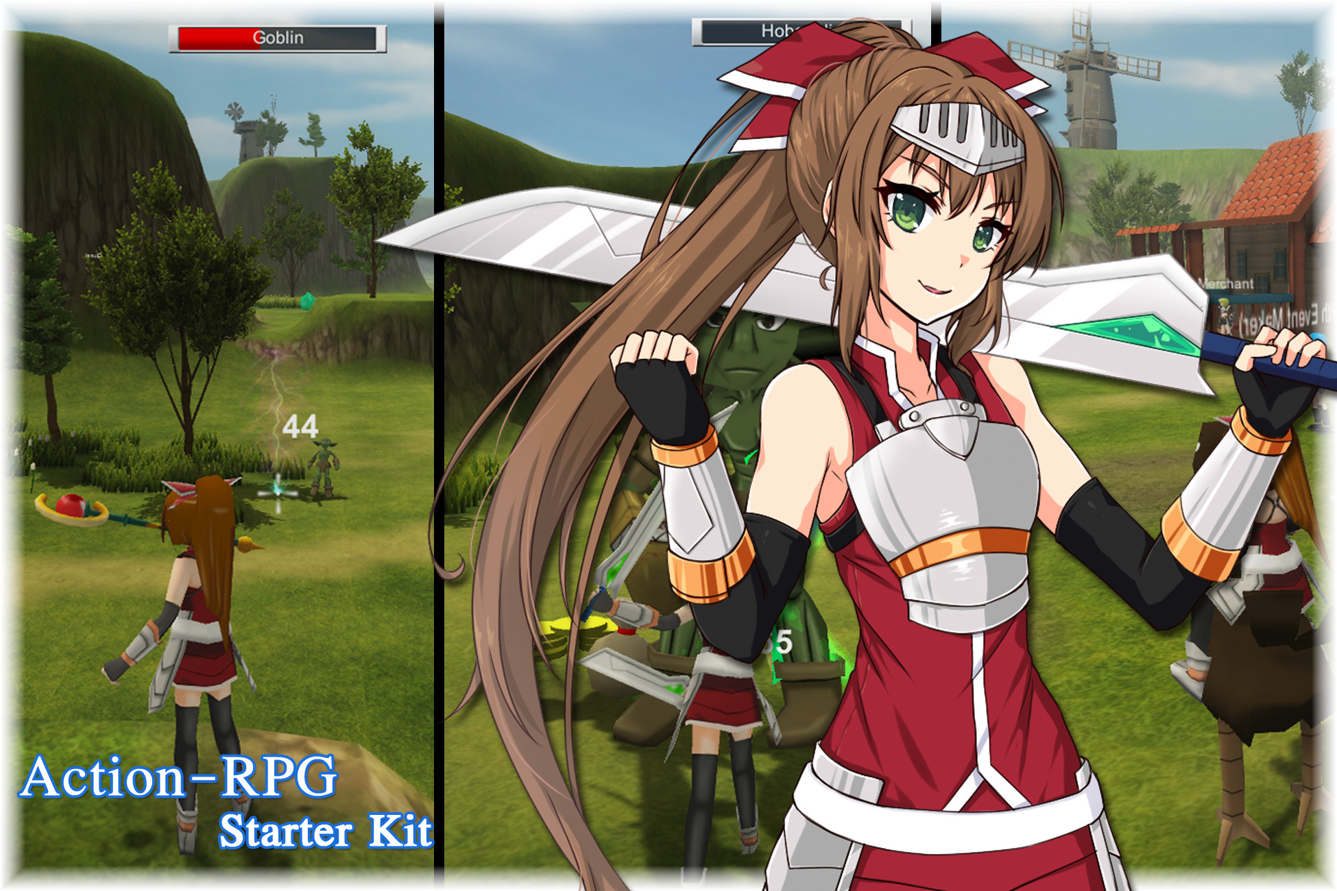 Unity3D Action-RPG Starter Kit 6v6.55c动作ARPG游戏项目源码 - 哔哩哔哩