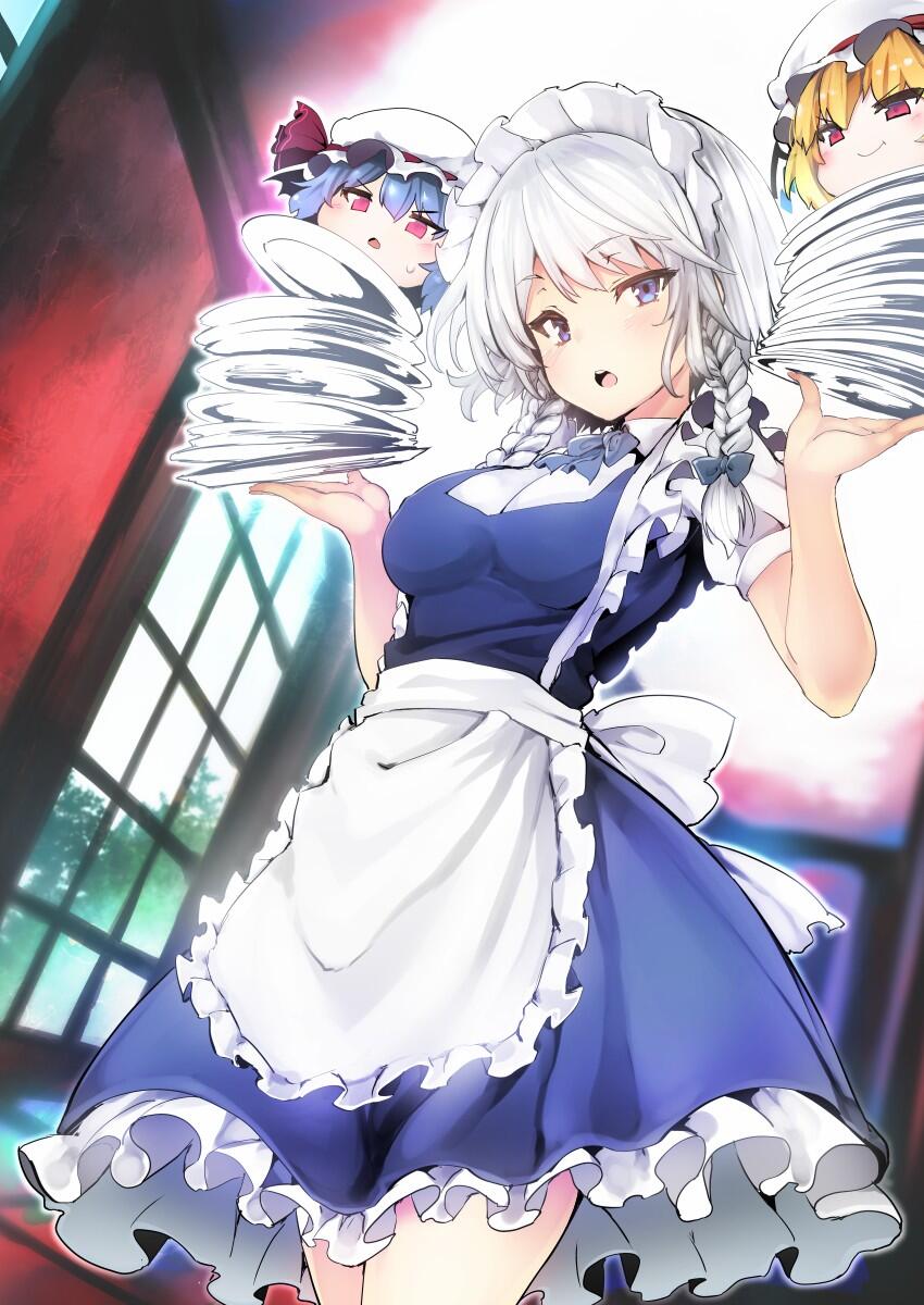 红色恶魔的女仆P3——十六夜咲夜（70P） - 哔哩哔哩