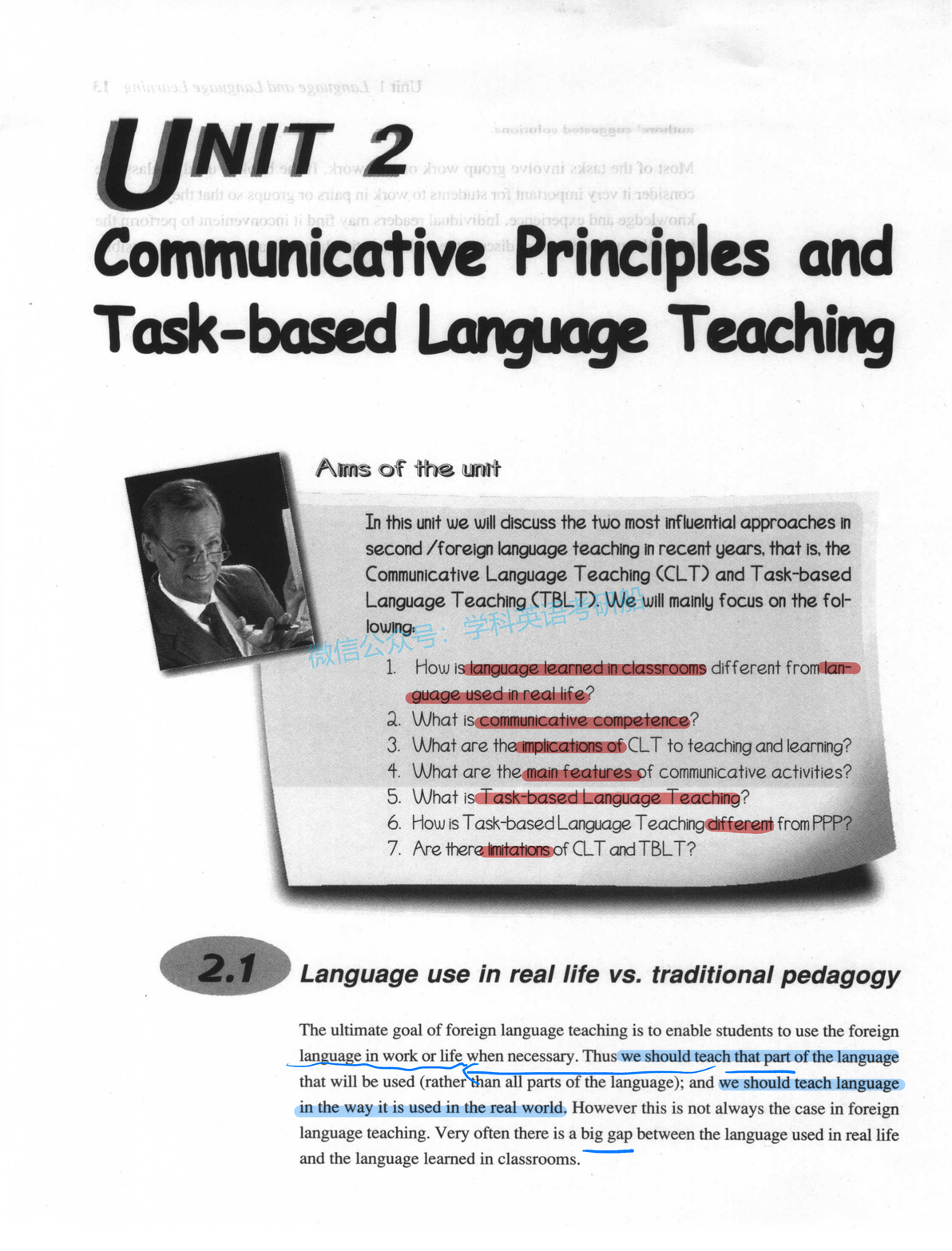 Unit 2 Communicative Principles and Task-based Language Teaching - 哔哩哔哩