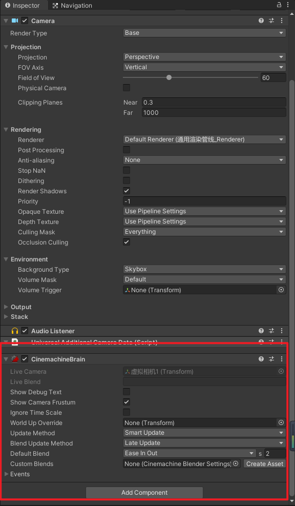 Unity知识记录--Cinemachine跟随移动 - 哔哩哔哩
