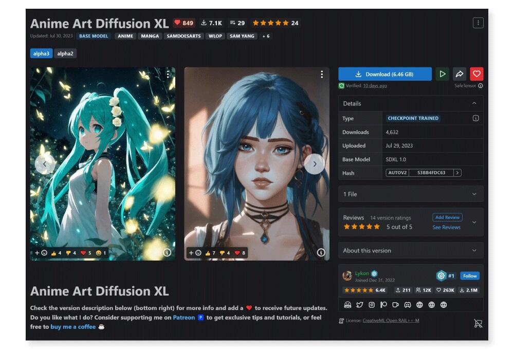 出图质量升级! 5款优质 SDXL 模型推荐 - 哔哩哔哩