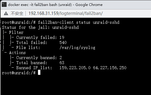 unraid安装docker版fail2ban防止SSH被暴力破解 - 哔哩哔哩