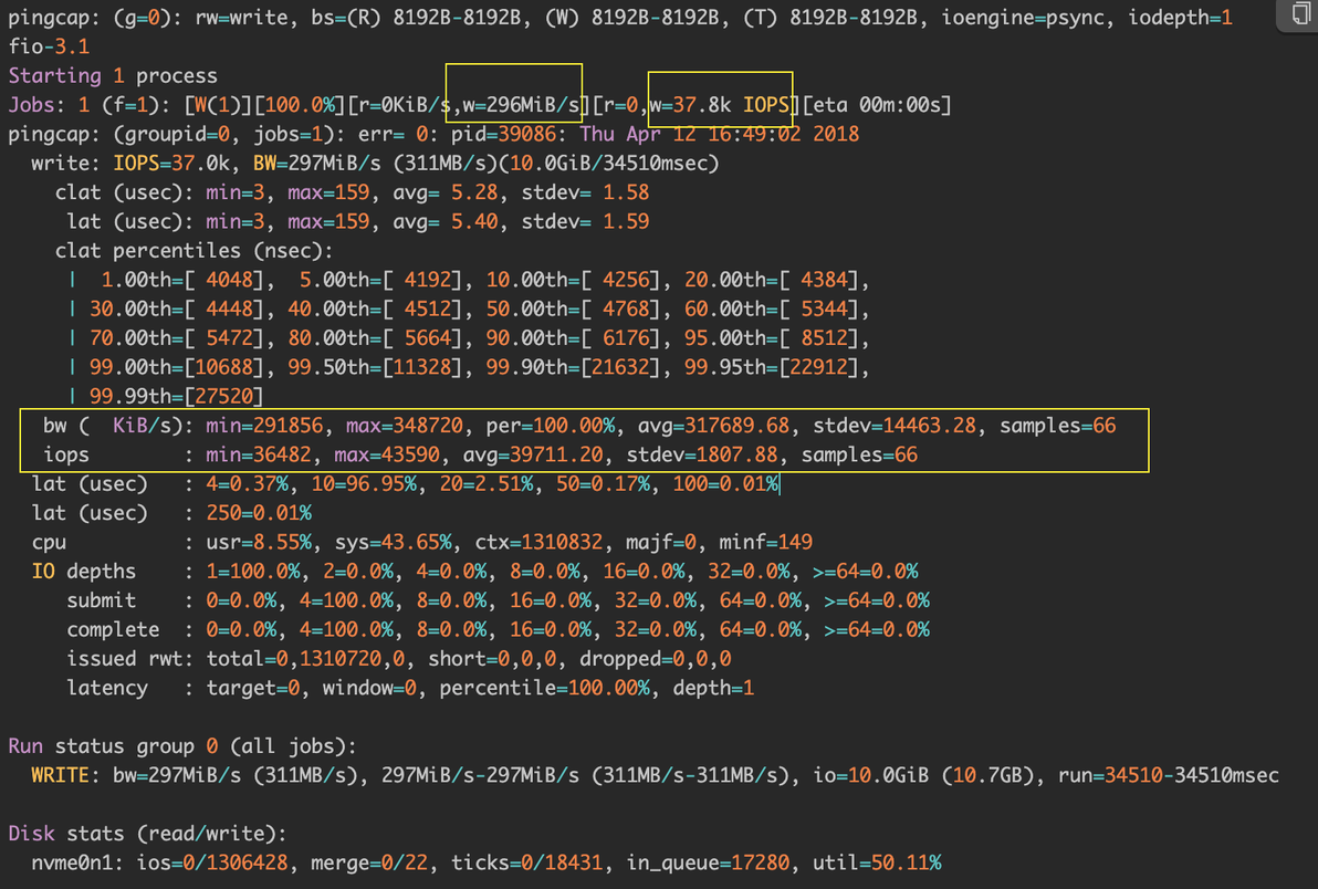 【技术】FIO测硬盘的IOPS、吞吐量 - 哔哩哔哩