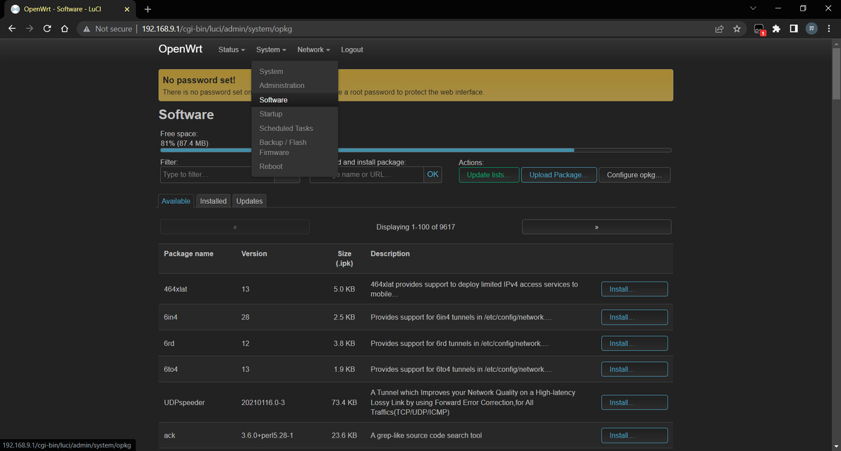 原版Openwrt在x86平台上的安装和配置以及常用插件安装 - 哔哩哔哩