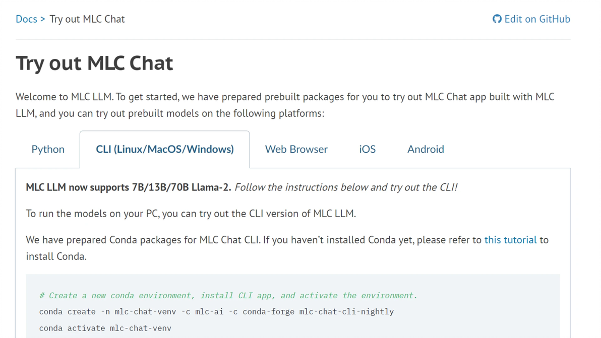 使用MLC工具，不写一行代码，在windows轻松部署llama2大模型 - 哔哩哔哩