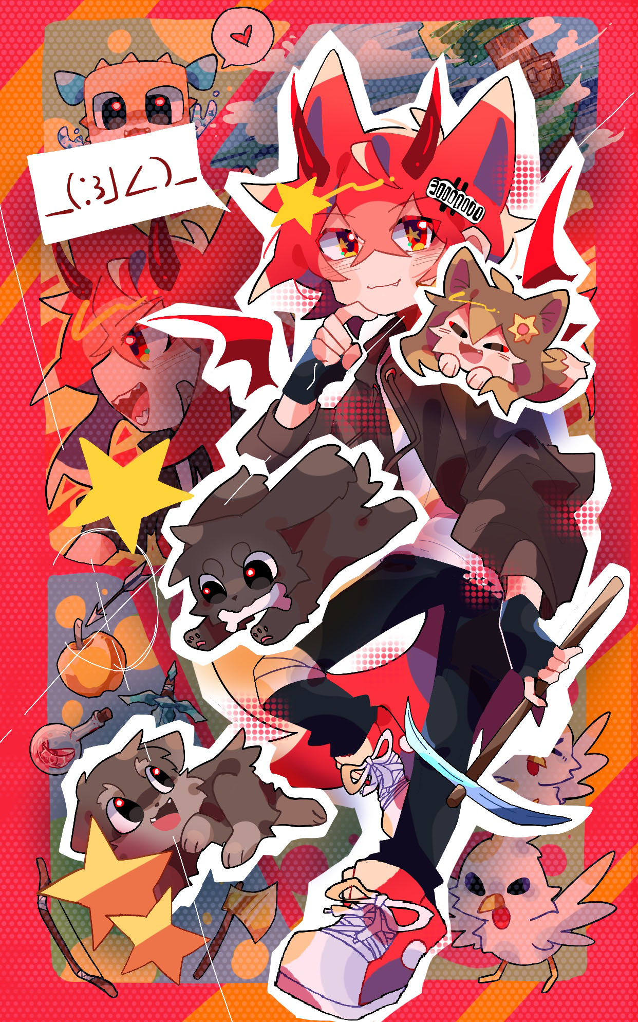 KLqiqi装扮表情无损放大，动态壁纸，头图，加载动画，点赞动画 - 哔哩哔哩