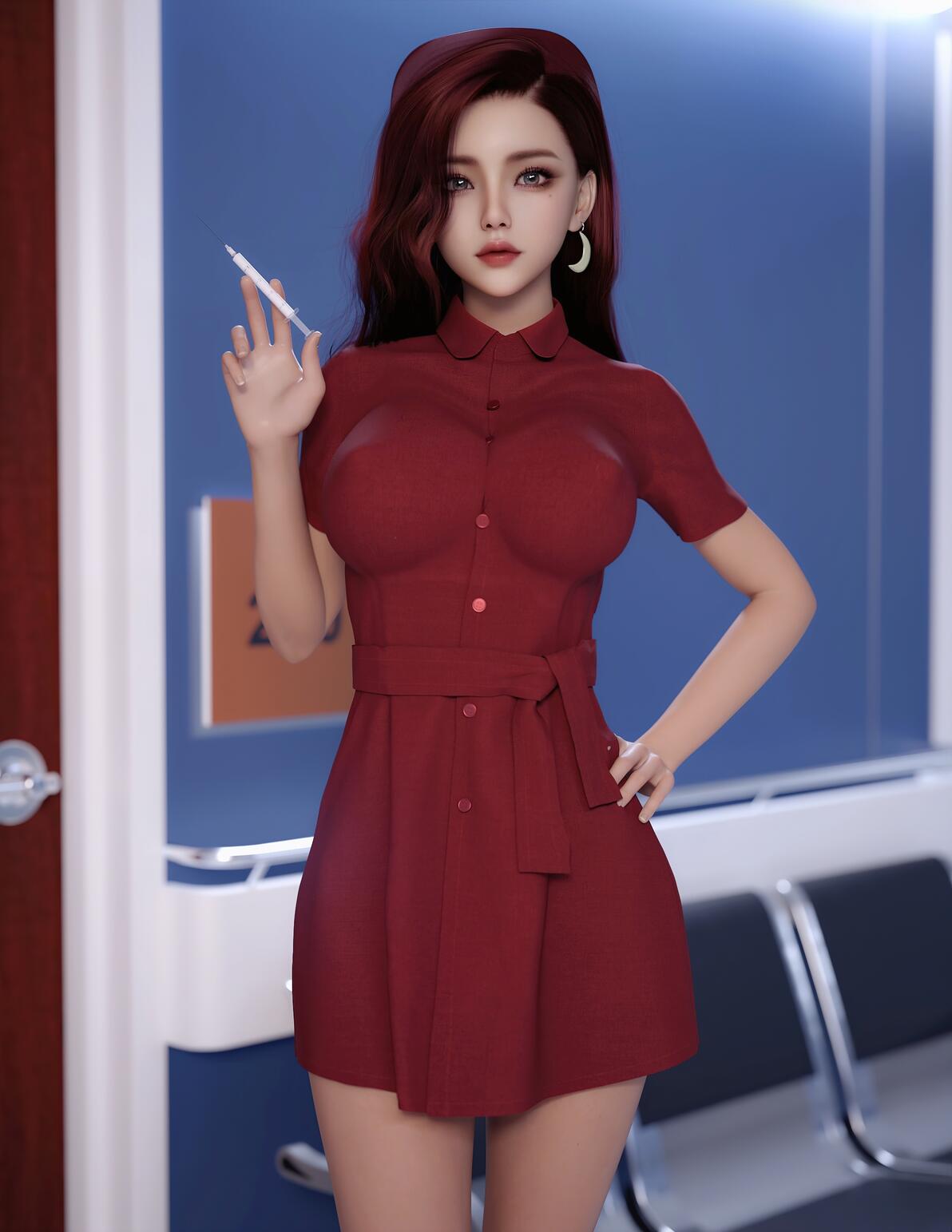 【CG建模师luck zs】麻匪壁纸/让人小鹿乱撞的小姐姐 - 哔哩哔哩