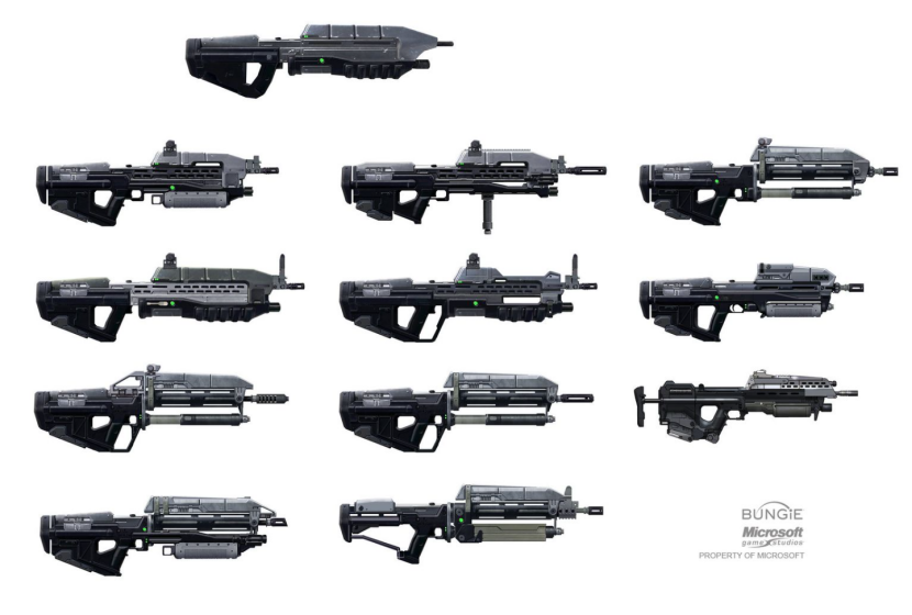 【HALO光环百科】无处不在的游戏图腾----MA系列单兵武器系统 - 哔哩哔哩