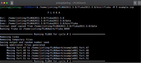 FLUKA-CERN在Ubuntu 20.10系统的安装测试 - 哔哩哔哩