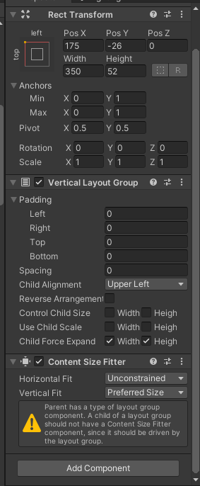 关于Unity Layout Group 使用时 不同长度的item问题解决方法 - 哔哩哔哩