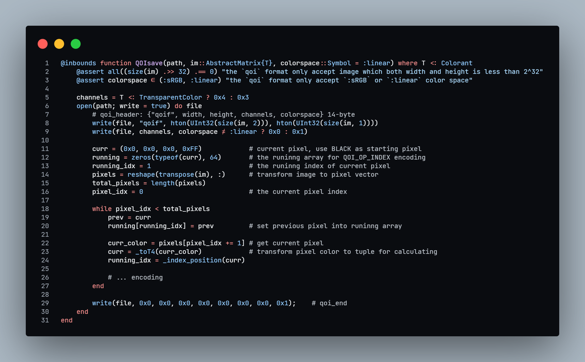 QOI 图像格式 -- 理论 & 实现 - 哔哩哔哩