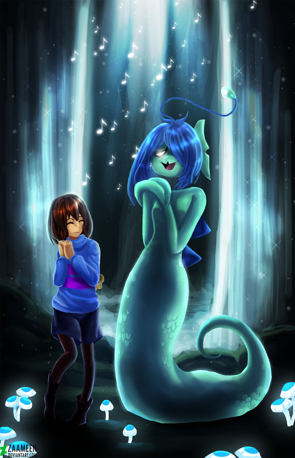 undertale传说之下Undyne的美图收集1 - 哔哩哔哩