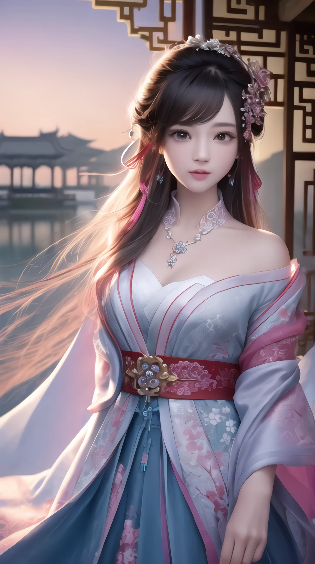 （AI绘画）古风美女二十四（2） - 哔哩哔哩