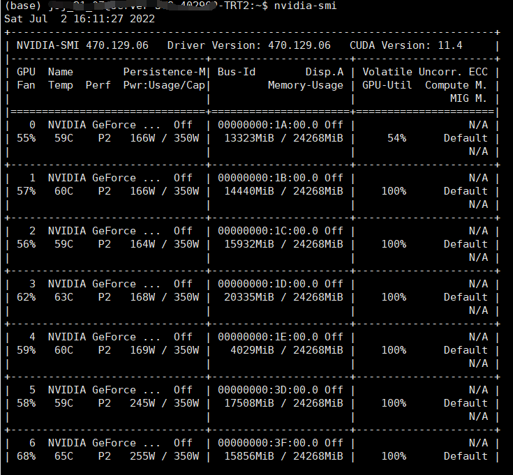 Linux下查看所有gpu上的使用者和gpu占用情况 哔哩哔哩 4495