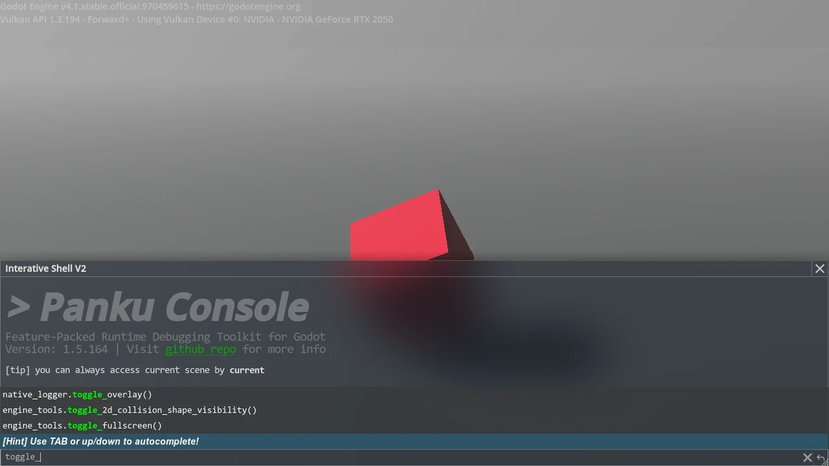 Panku Console - Godot 控制台插件 - 哔哩哔哩