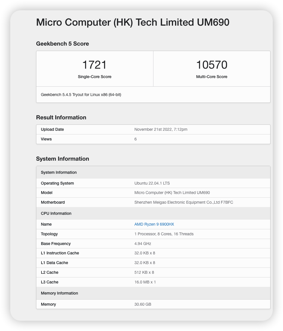 UM690-6900HX 之解锁CPU功耗和内存超频否？ - 哔哩哔哩