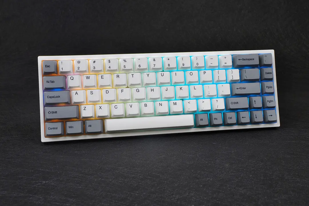 KEYDOUS NJ68机械键盘拆解评测 - 重新起航 - 哔哩哔哩