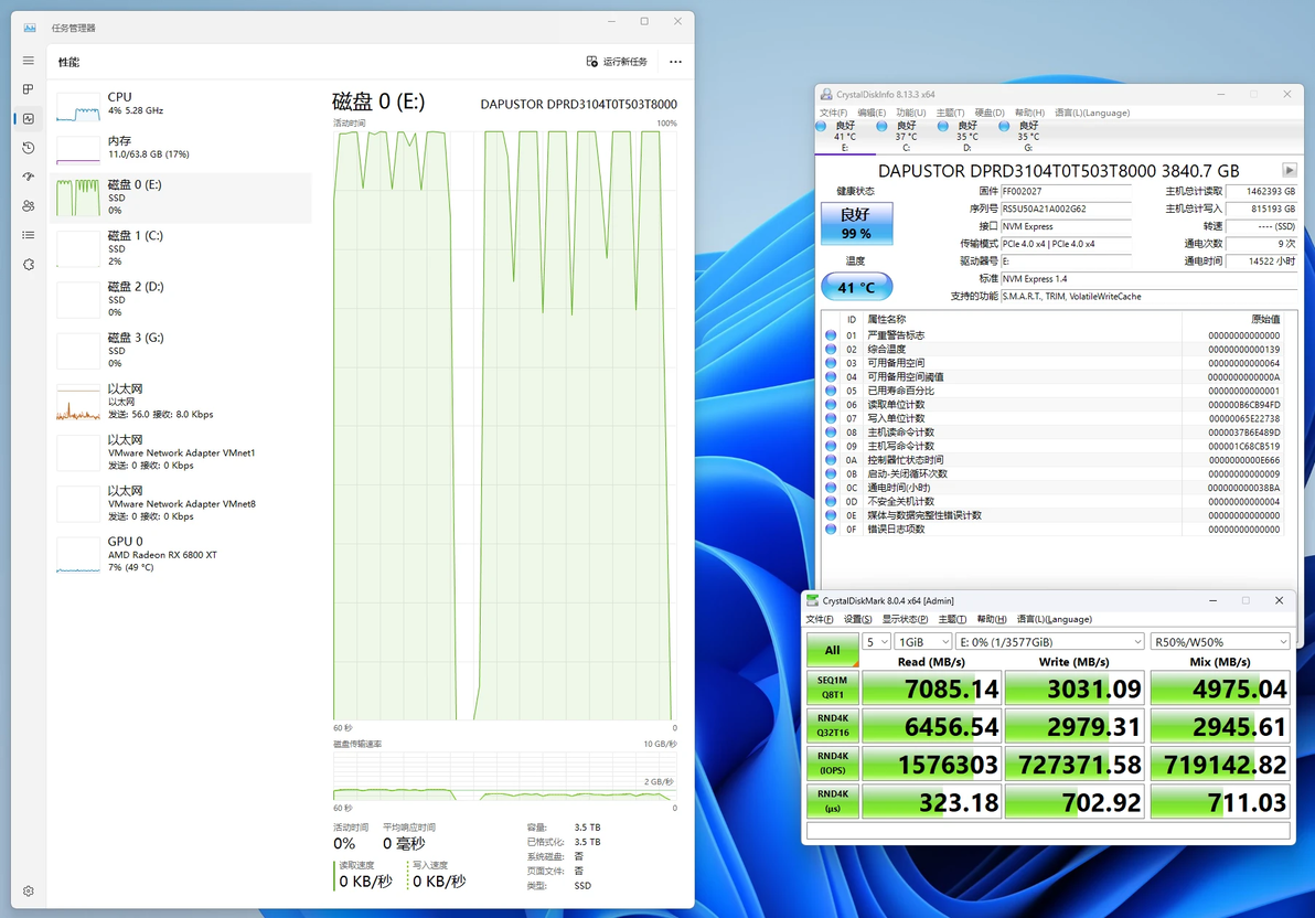 大普微R5100 3.84T测试（下） - 哔哩哔哩