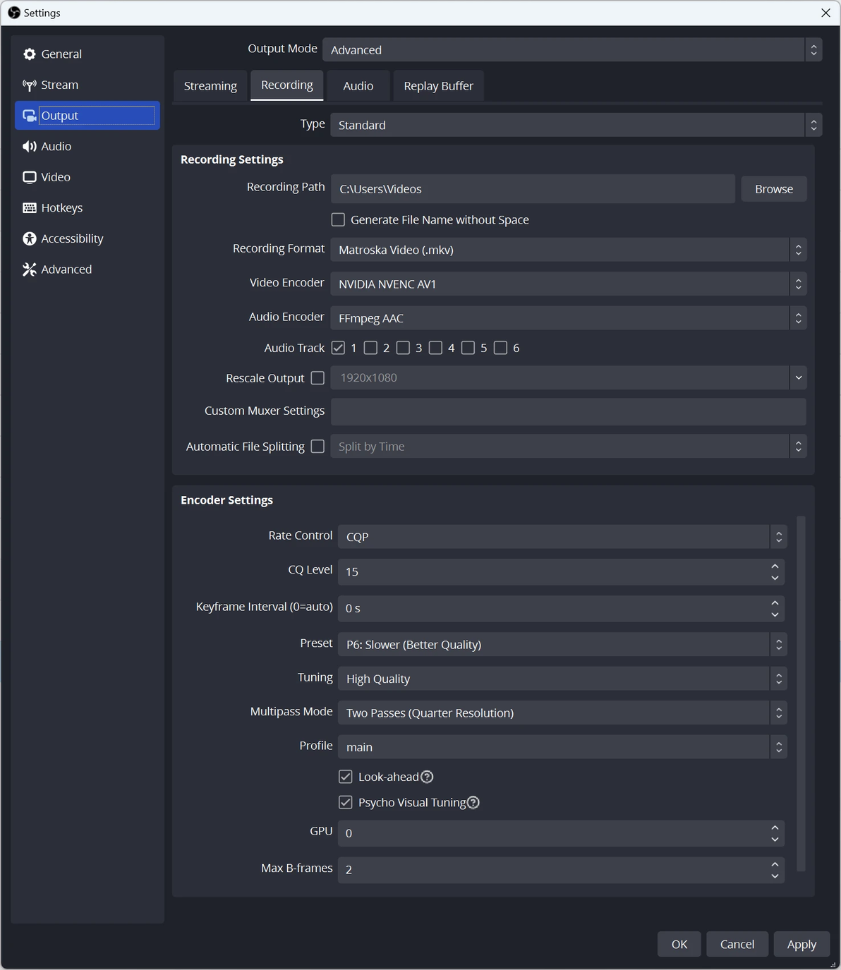 NVIDIA NVENC OBS 指南 - 哔哩哔哩