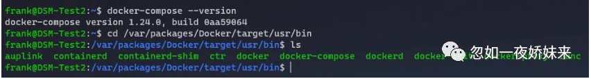群晖Nas Docker 升级docker compose从1.28升级到V2.16 - 哔哩哔哩
