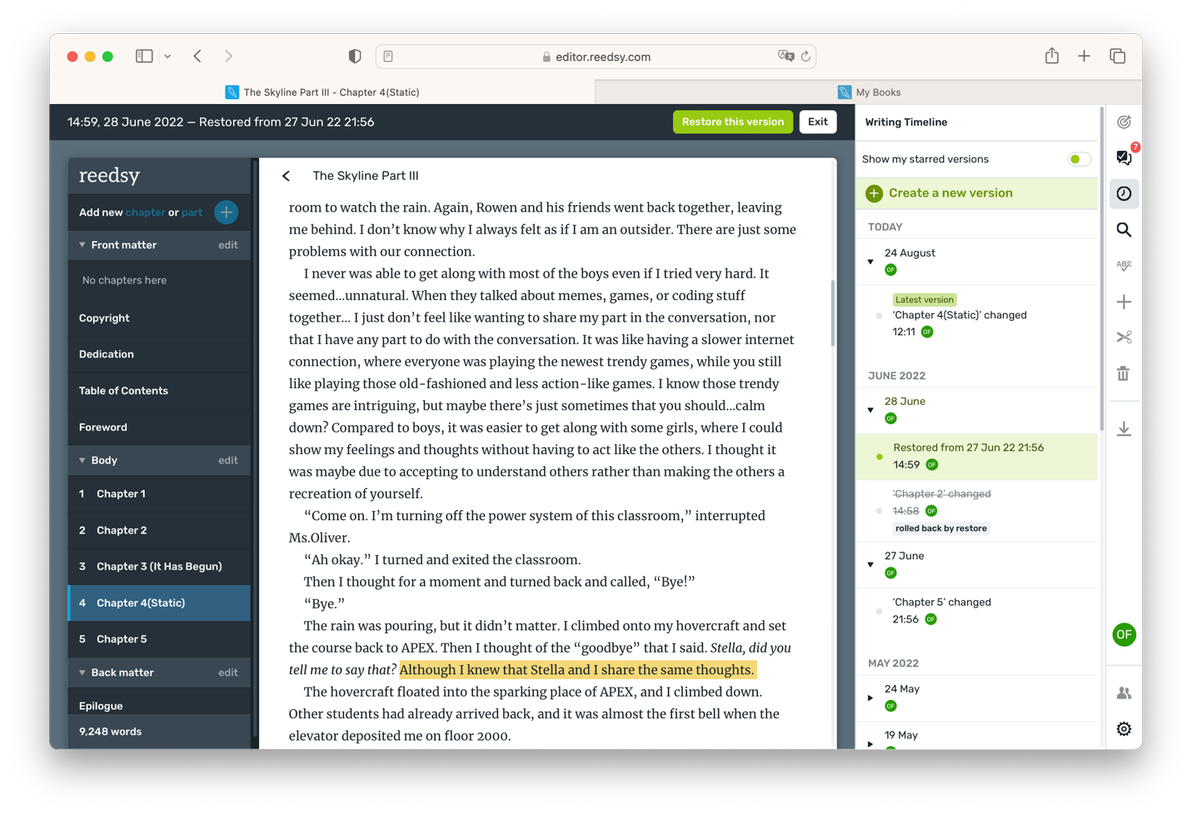 外语小说编写神器—Reedsy Editor - 哔哩哔哩