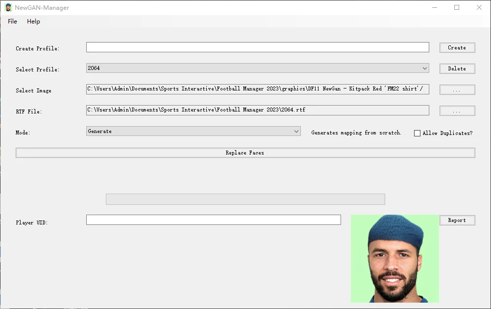 【FM23】使用 NewGen Facepack 及 NewGAN-Manager 关联随机人头像 - 哔哩哔哩
