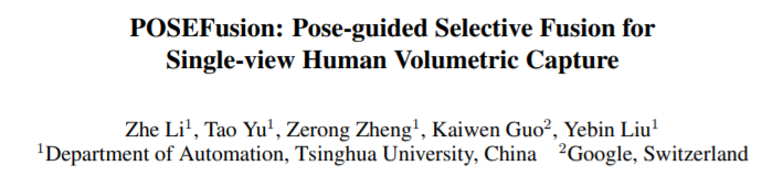 CVPR'21 Talk | 清华大学三维视觉研究团队 - 哔哩哔哩