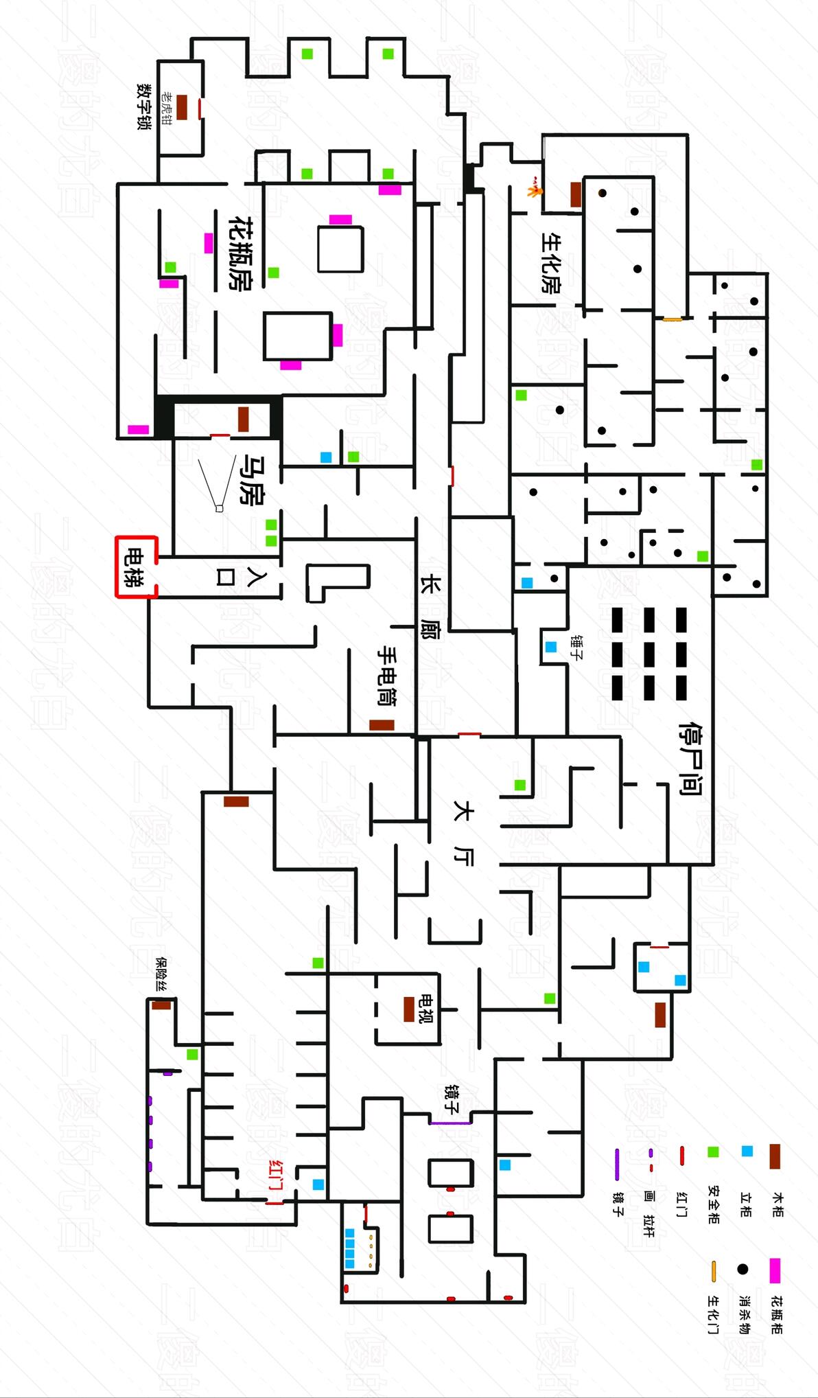 深入后室【inside the backrooms】地图篇 更新重制版大厅停车场办公室地图 - 哔哩哔哩