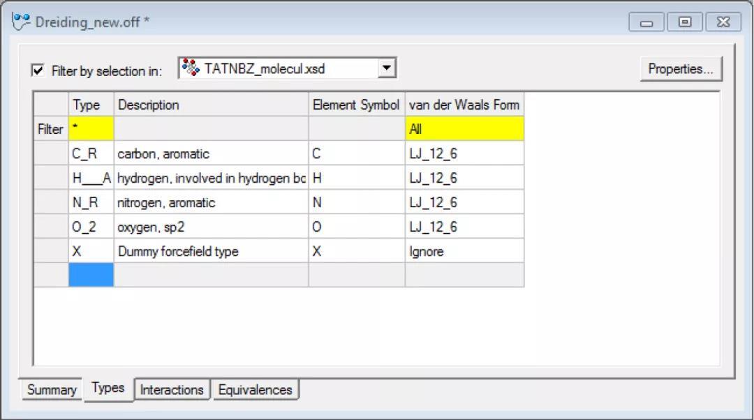 Materials Studio官方教程：Forcite——编辑力场【2】 - 哔哩哔哩