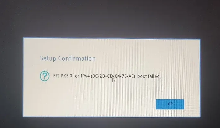 [随记]Y9000P2022 跳start pxe over ipv4和efi pxe network boot failed - 哔哩哔哩