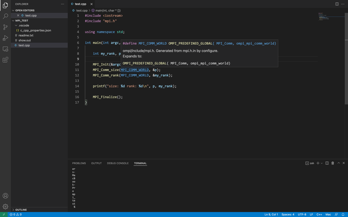 Install Open MPI on macOS - 哔哩哔哩