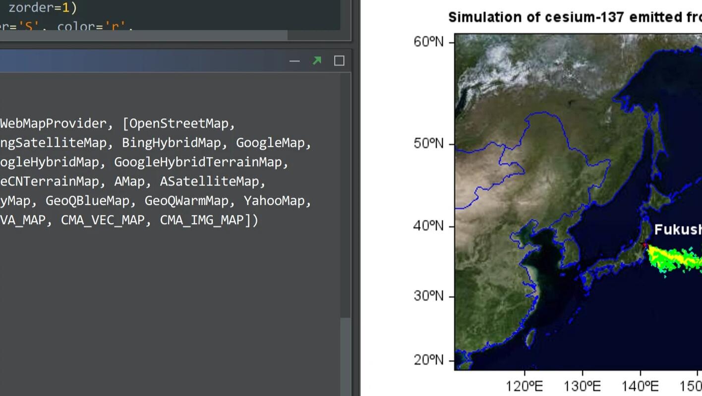 MeteoInfoLab添加网络地图 - 哔哩哔哩