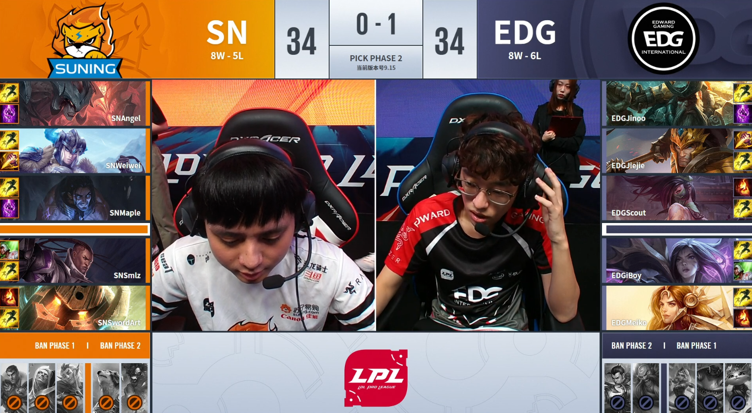 LOL：meiko女坦无解开团，EDG锁定季后赛第五席位！ - 哔哩哔哩