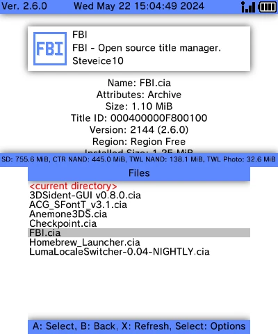 【3DS】3DS安装FBI - 哔哩哔哩