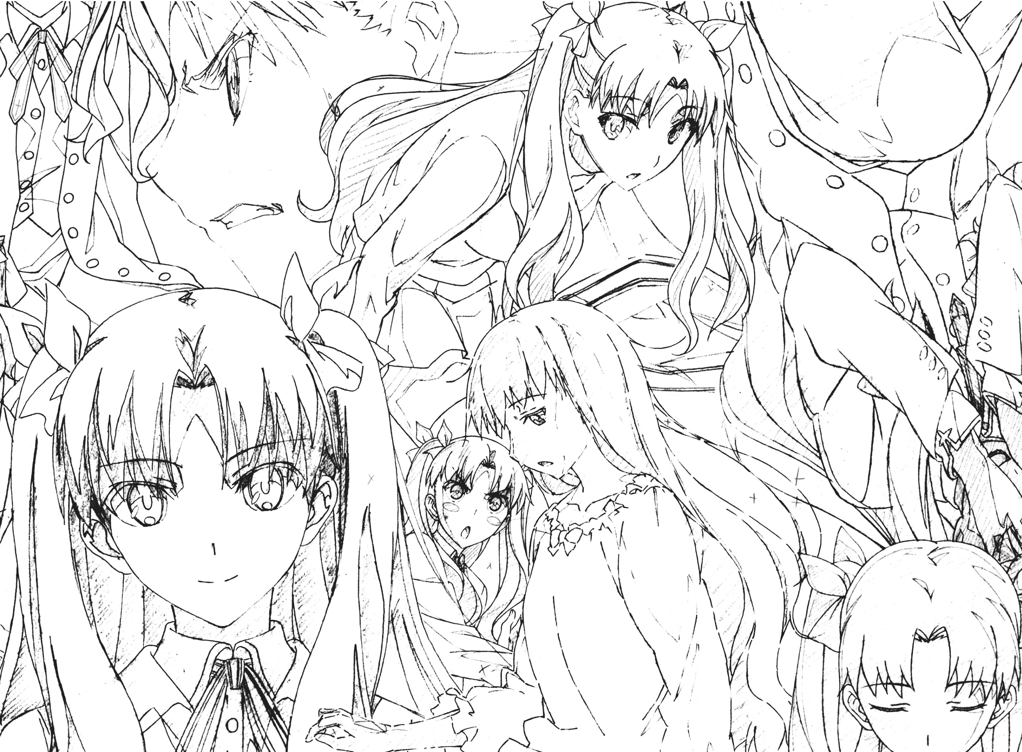 FATE/SN [UBW] 原画资料（上） - 哔哩哔哩