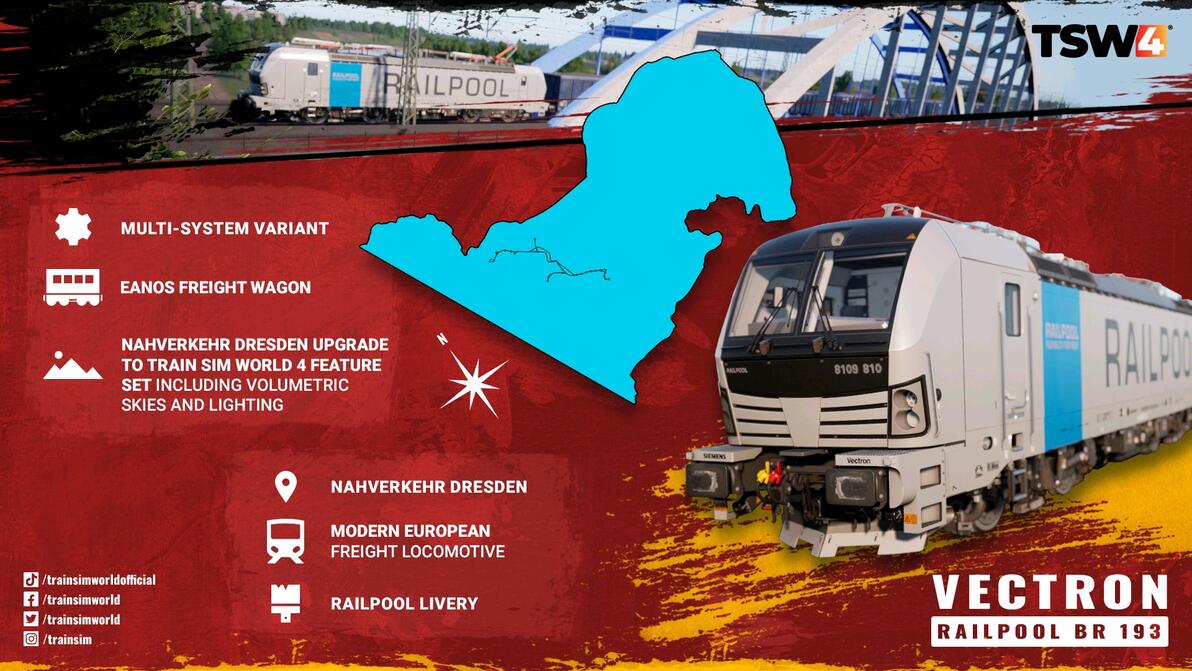 【TSW4】新线路及机车详细介绍 新功能改进及预览 8月Roadmap线路图 - 哔哩哔哩