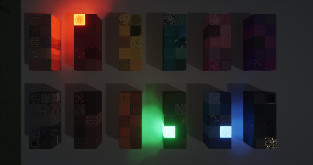 超简单的在MINECRAFT里做出你想要的五颜六色的灯光效果 - 哔哩哔哩