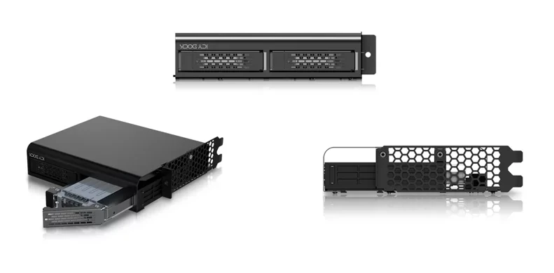 CP110-2概念产品-2盘位 U.2/U.3 SSD可移动式硬盘模组 - 哔哩哔哩