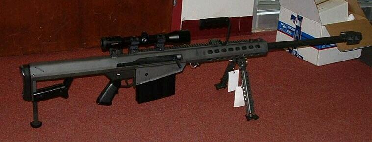 轻武器科普之巴雷特M82A2/ A1M/A3/M107狙击步枪 - 哔哩哔哩