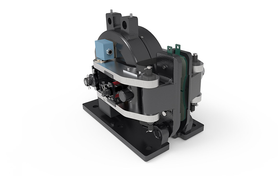 Stromag 2SA电磁盘式制动器确保安全提升负载 - 哔哩哔哩