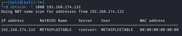 nbtscan：获取 NetBIOS 名称信息的网络扫描神器！全参数详细教程！Kali Linux教程！ - 哔哩哔哩