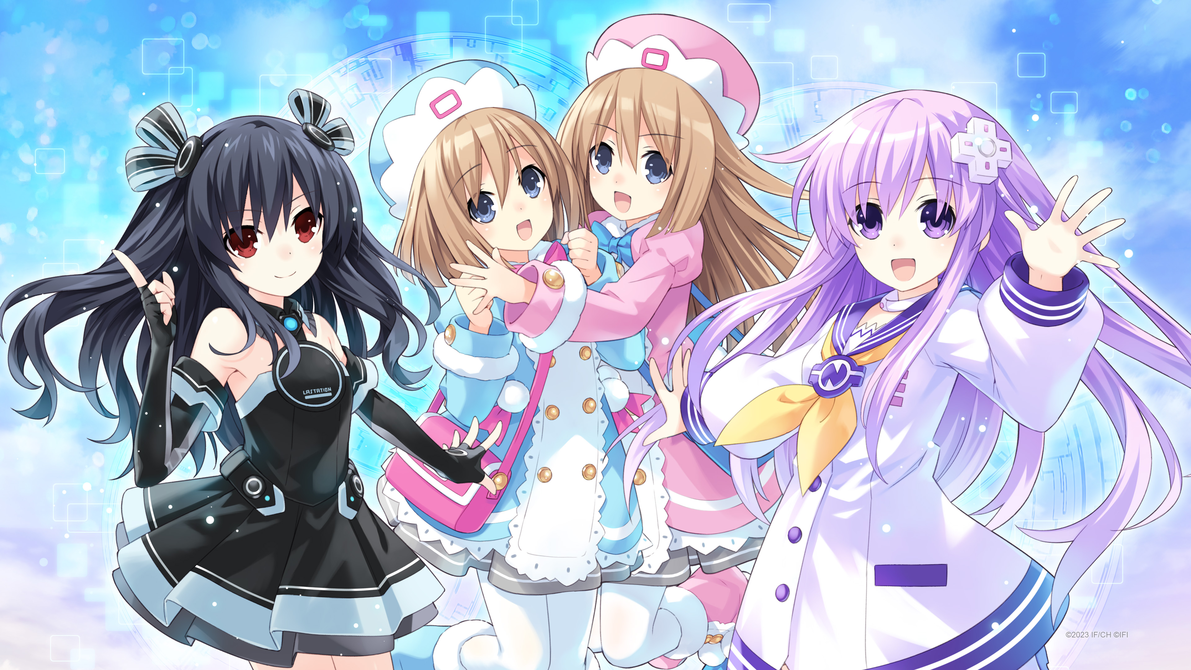 超次元游戏海王星SVS（游戏CG原图第九期） - 哔哩哔哩