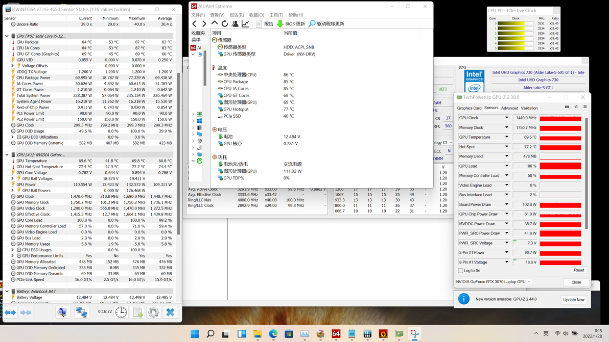 神舟ZX9-DA5 DP评测 全新12代英特尔处理器 RTX3070显卡笔记本电脑 - 哔哩哔哩