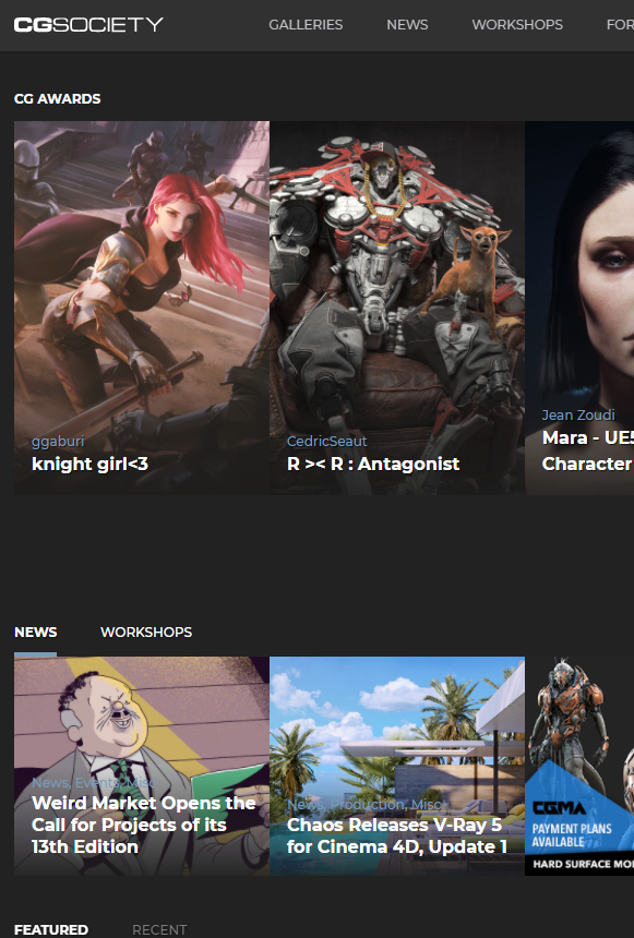 24个CG大佬必备网站 - 哔哩哔哩