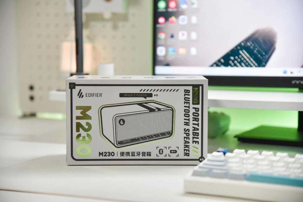 桌面搭配攻略之蓝牙音箱：漫步者M230绿魔黑体验，馋了买了香了 - 哔哩哔哩