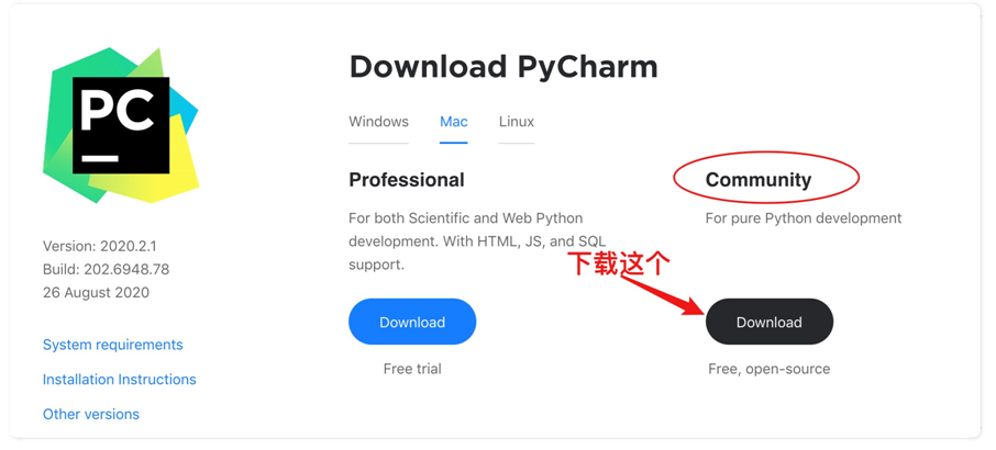 PyCharm安装中文教程，官方正版PyCharm激活码获取的三种方式(Win版MAC版) - 哔哩哔哩